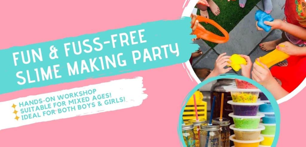 SLIME MAKING WORKSHOP FOR KIDS PARTY - JellyBean Party