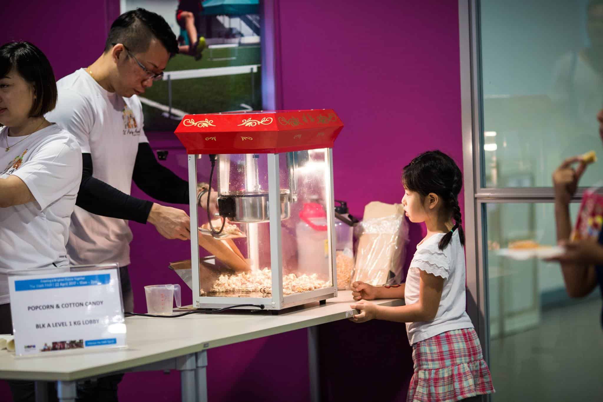 Popcorn and Candy Floss Rental Singapore | Candy Machine Rental